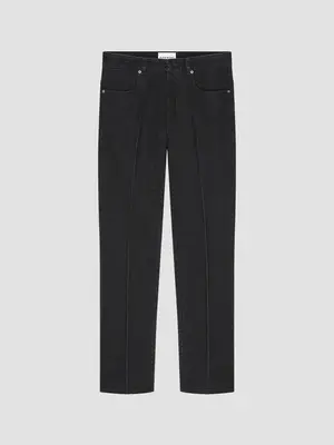 Givenchy Straight Fit Jeans With Crease Effect - Black