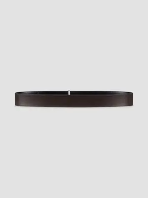 Givenchy Label Reversible Belt In Leather