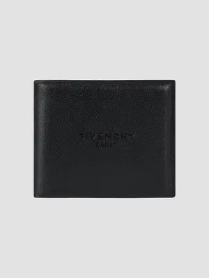 Givenchy Antigona Stamped Wallet In Leather - Black