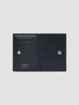 Givenchy Antigona Stamped Flap Card Holder In Leather