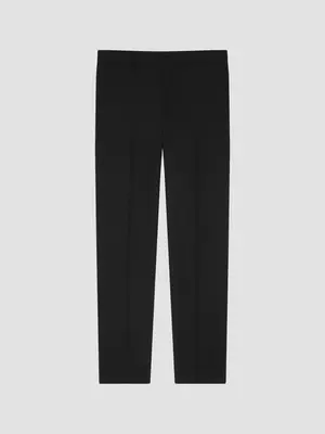 Givenchy Fitted Leg Tailored Trousers In Wool - Black