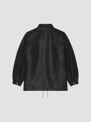 Givenchy Couture Seam Polyfaille Jacket With Paris Patch