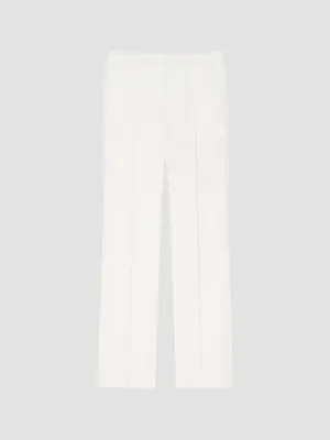 Givenchy Straight Leg Tailored Trousers In Wool And Mohair - Ivory