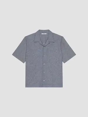Givenchy Checked Shirt In Cotton With Paris Embroidery - Blue