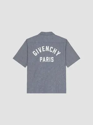 Givenchy Checked Shirt In Cotton With Paris Embroidery