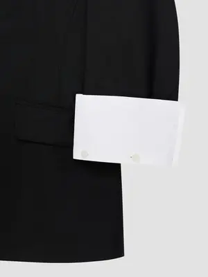 Givenchy Single-breasted Cocoon Blazer In Wool And Mohair