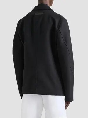 Givenchy Single-breasted Deconstructed Jacket In Cotton