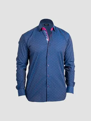 MACEOO Fibonacci Ascension Shirt - Blue