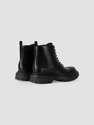 Givenchy Cargo Boots In Leather