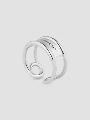Givenchy Pin Ring In Metal - Silvery