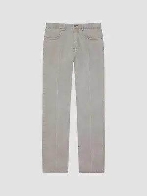 Givenchy Straight Fit Jeans With Folded Effect - Cloud Grey