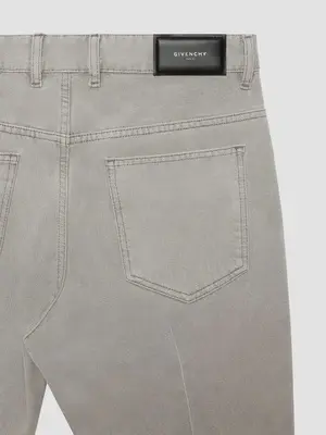 Givenchy Straight Fit Jeans With Folded Effect