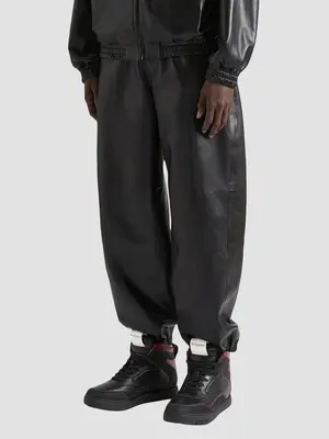 Givenchy Couture Seam Jogger Pants In Nappa Leather