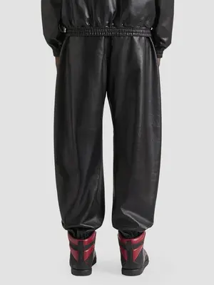 Givenchy Couture Seam Jogger Pants In Nappa Leather