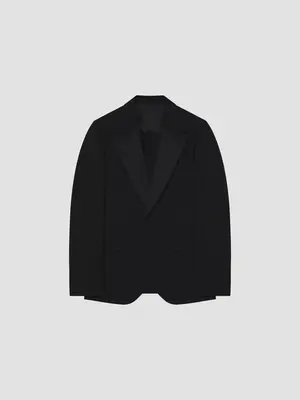 Givenchy Single-breasted Deconstructed Jacket In Wool And Mohair