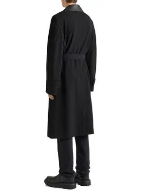 Givenchy Couture Seam Trench Coat In Wool