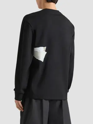 Givenchy T-shirt In Cotton With Ripped Papers Print