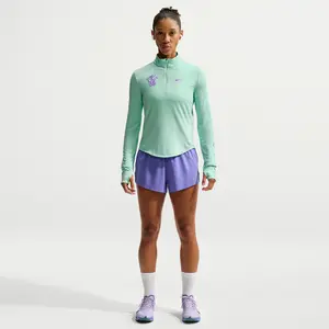 Nike Swift Dri-fit Uv Protection 1/2-zip Running Top