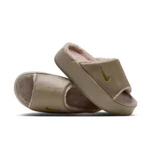 Nike Calm Elevation Se Faux Fur Slides