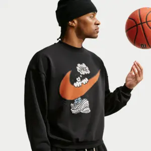 Nike Standard Issue French Terry Basketball Crew