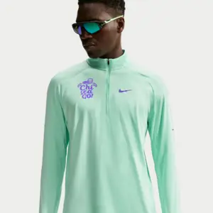 Nike Stride Dri-fit 1/2-zip Running Top - Green