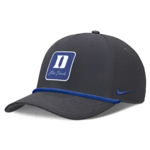Nike Duke Legacy Letter Rise Dri-fit College A-frame Adjustable Hat - Grey
