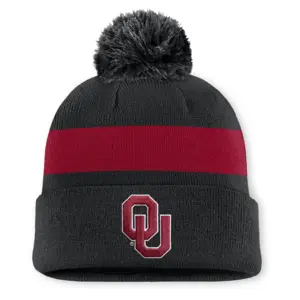 Nike Oklahoma Peak Jordan Brand College Cuffed Beanie - Black