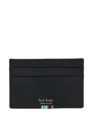 Paul Smith Leather 'signature Stripe' Card Holder