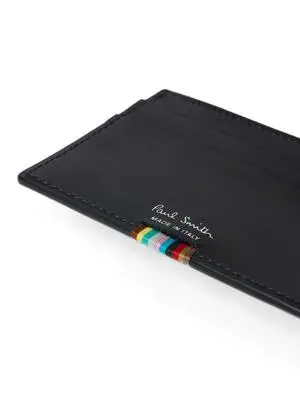Paul Smith Leather 'signature Stripe' Card Holder