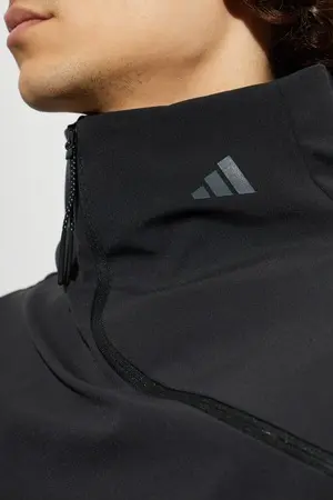 Adidas Oversized Zip-front Sweatshirt