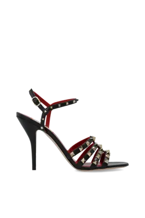 Valentino Garavani Studded Heeled Leather Sandals