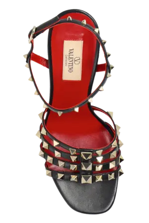 Valentino Garavani Studded Heeled Leather Sandals