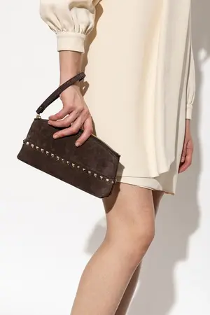 Valentino Garavani Studded Suede Bag
