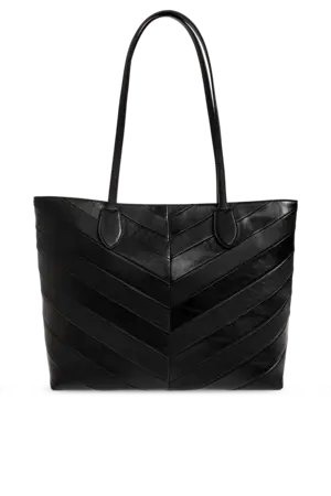 Valentino Garavani Leather Logo Shopper