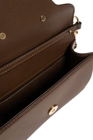 Valentino Garavani Logo Leather Shoulder Bag