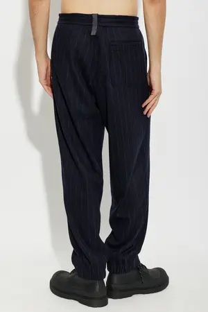 Sease Wool Trousers With A Striped Pattern