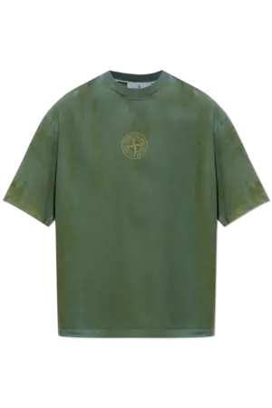 Stone Island Logo T-shirt - Green
