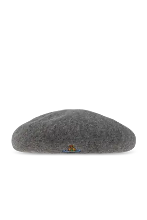 VIVIENNE WESTWOOD Wool Beret - Grey