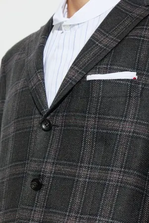 Kiton Check-pattern Blazer