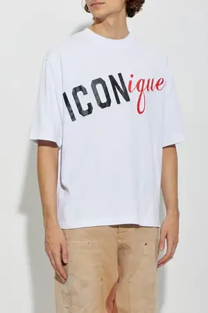 Dsquared2 Cotton T-shirt With Stitched Logo