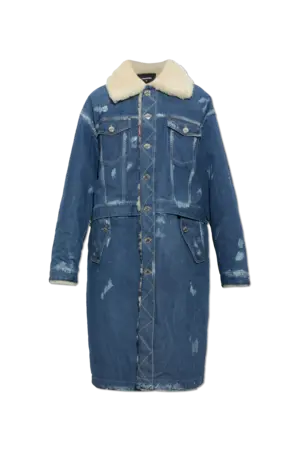 Dsquared2 Vintage-style Denim Coat