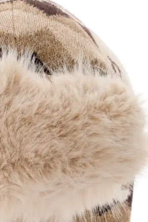 UGG Patterned Hat With Ear Flaps