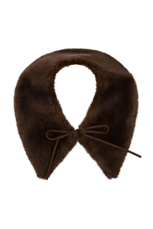 BY MALENE BIRGER Faux Fur Collar ‘cowie - Brown