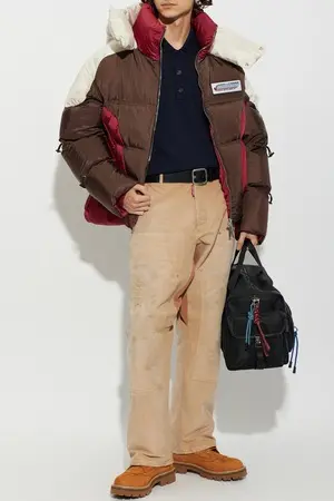 Dsquared2 Down Jacket With Embroidered Logo - Multicolour