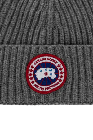 Canada Goose Wool Beanie With Logo Patch