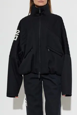 Dsquared2 Quilted Jacket With Embroidered Logo