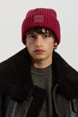 UGG Beanie With Logo Patch
