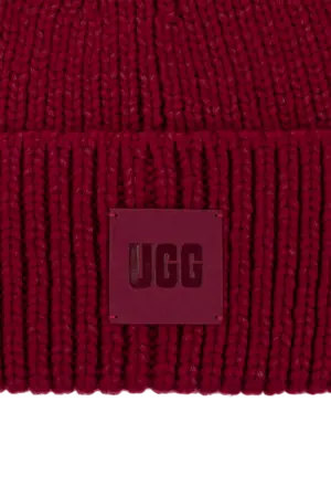 UGG Beanie With Logo Patch
