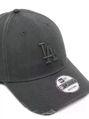 New Era Los Angeles Dodgers Wash Distressed 9forty Cap - Grey