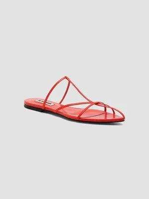 JIL SANDER Strappy Leather Flats